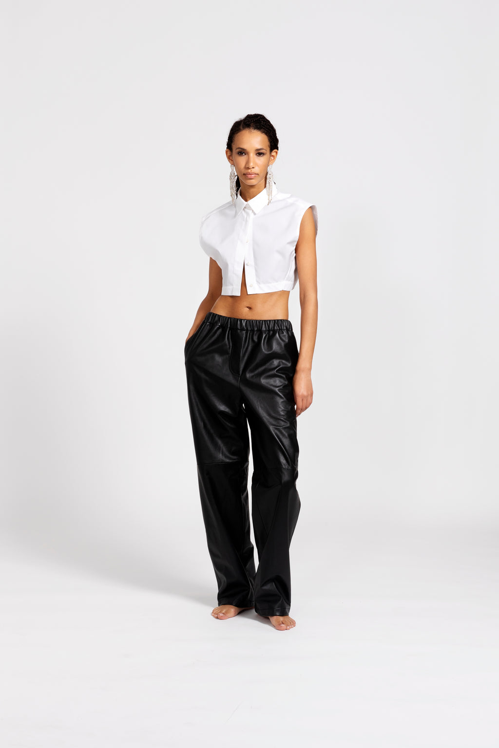 Poplin Sleeveless Shirt GAIAVITTORIA – www.gaiavittoria.com
